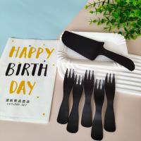 China Disposable Plastic Knife Fork Plate Suit Cake Cutlery Suit for Business Functions for sale
