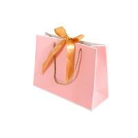 China Custom Logo Printed Kraft Paper Gift Bag Eco Friendly Shopping Bag 30x40cm for sale