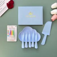 China Disposable Plastic Cake Fork Dim Sum Fork Fruit Fork Birthday Cutlery Suit for Costs for sale