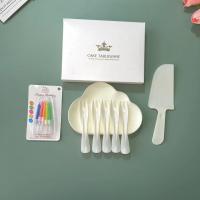 China Disposable Plastic Cake Fork Dim Sum Fork Fruit Fork Birthday Cutlery Suit for Costs for sale