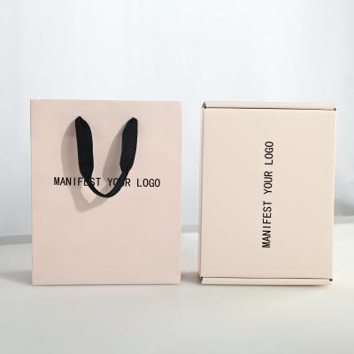 China Customized Logo Folding Paper Box 20cm x 5cm x 25cm for Gift Storage Eco Friendly for sale
