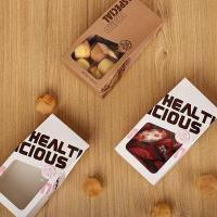 China Kraft Paper Cake Box 9cm x 7.5cm x 17cm Eco-Friendly Disposable Snack Packaging for sale