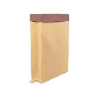 China Customized 25kg Inner White Feed Woven Bag Moisture Proof Kraft Paper Packaging for sale