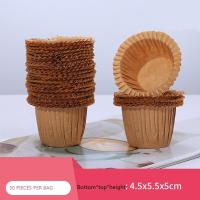 China High Temperature Resistant Oven Paper Mold for Baking and Steaming 6 Cup Capacity Disposable Eco Friendly for sale