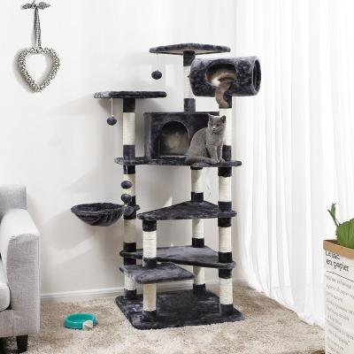 China Multi-Layer Cat Scratching Post with Large Jumping Platform M Size Custom Logo Accepted for sale