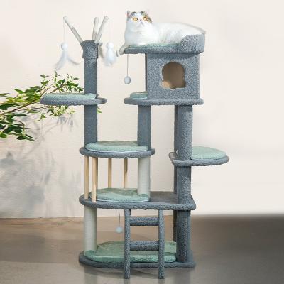 China Cartoon Crown Cat Climbing Frame Sisal Teddy Cashmere Cat Scratch Customized Design for sale