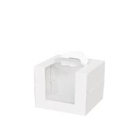 China Transparent Cake Packaging Box 4 6 8 10 Inches 1.2 Inch Height Eco-Friendly Disposable for sale