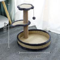 China Customizable Cat Tree Pet Scratcher with Sisal Rope M Size 200pcs MOQ for sale