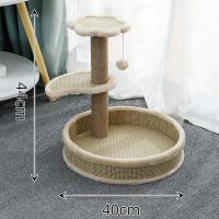 China Customizable Cat Tree Pet Scratcher with Sisal Rope M Size 200pcs MOQ for sale
