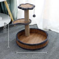 China Customizable Cat Tree Pet Scratcher with Sisal Rope M Size 200pcs MOQ for sale