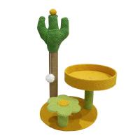 China Sisal and Plush Cat Scratching Post for Kitten 2.7kg Package Weight M Size for sale