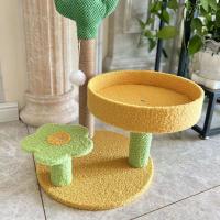 China Sisal and Plush Cat Scratching Post for Kitten 2.7kg Package Weight M Size for sale