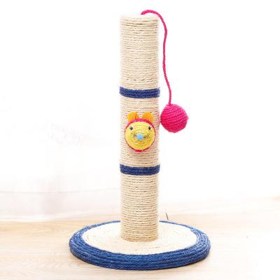 China Initial Payment Cat Scratcher Sisal Cat Scratching Cardboard Post Cactus Multi Color for sale