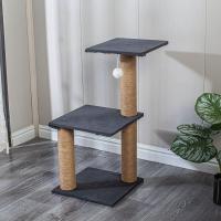 China Multi Color Sisal Cat Climbing Tower Design 1/2/3 Layers for Customized Requirements for sale
