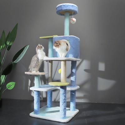 China Customizable Cat Tree 1 to 4 Layers Cat Climbing Scratcher with Sisal Rope M Size for sale