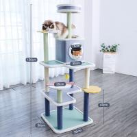 China Customizable Cat Tree 1 to 4 Layers Cat Climbing Scratcher with Sisal Rope M Size for sale