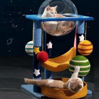 China Not Electric Cat Tree Medium Size Cat Scratch Board Cat Crawling Frame Cat Toy for sale