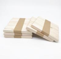 China Biodegradable Wooden Ice Cream Stick 20kg Gross Weight Jumbo Wrap Custom Logo for sale