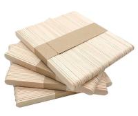 China Biodegradable Wooden Ice Cream Stick 20kg Gross Weight Jumbo Wrap Custom Logo for sale