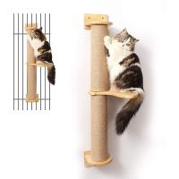 China Simple Cat Scratcher Sisal Short Plush Stable Scratcher Size M Custom Logo for sale
