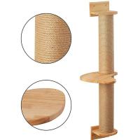 China Simple Cat Scratcher Sisal Short Plush Stable Scratcher Size M Custom Logo for sale