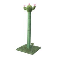 China Wooden Cat Climbing Frame Cactus Cat Scratcher Size M for Playtime for sale
