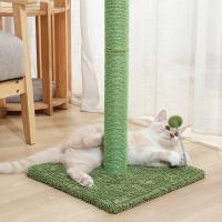 China Wooden Cat Climbing Frame Cactus Cat Scratcher Size M for Playtime for sale