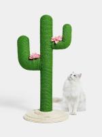China Sisal Cactus Cat Scratcher Toy M Size Custom Logo Particleboard Flannel for sale
