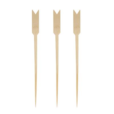 China Disposable Round Bamboo Kebab Sticks Skewer 40cm 50cm Eco-Friendly BBQ Restaurant Tool for sale