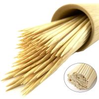 China Disposable Round Bamboo Kebab Sticks Skewer 40cm 50cm Eco-Friendly BBQ Restaurant Tool for sale