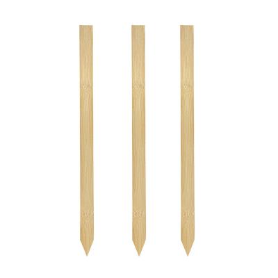 China Customizable 10-40cm Flat Bamboo Barbecue Skewers Sticks Eco-Friendly Disposable for sale