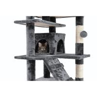 China Custom Size Sisal Cat Scratching Post Multi-Layer Cat Tree M Size Blue for sale