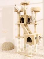 China Large Cat Tree with Sisal Rope for Climbing and Scratching 80cm Height for sale