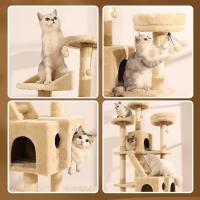China Large Cat Tree with Sisal Rope for Climbing and Scratching 80cm Height for sale