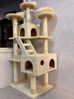 China Large Cat Tree with Sisal Rope for Climbing and Scratching 80cm Height for sale