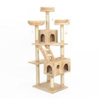 China Large Cat Tree with Sisal Rope for Climbing and Scratching 80cm Height for sale