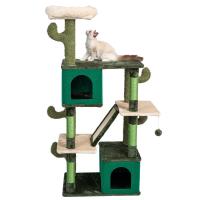 China Large Luxury Cat Climbing Frame with Jumping Platform M Size Custom Logo for sale