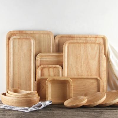 China Customized Eco Friendly Bamboo Tray for Restaurant Hotel Food Serving 45x30cm for sale