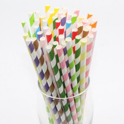 China 65cm * 47cm * 24cm Package Size Biodegradable Paper Straws for Juice Milk and Drinks for sale