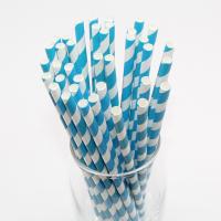 China 65cm * 47cm * 24cm Package Size Biodegradable Paper Straws for Juice Milk and Drinks for sale