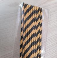 China 65cm * 47cm * 24cm Package Size Biodegradable Paper Straws for Juice Milk and Drinks for sale