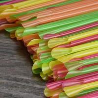 China PLA Spoon Tube Straw 6mm x 200mm Food Contact Grade Eco Friendly Biodegradable for sale