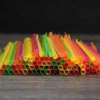 China PLA Spoon Tube Straw 6mm x 200mm Food Contact Grade Eco Friendly Biodegradable for sale