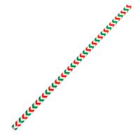 China Customized Request Disposable Straw for Custom Mixed Colored Christmas Paper Straw for sale