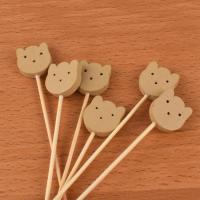 China 100 PCS/Pack Wooden Cat Fork Bamboo Skewers Initial Payment and Customized Request for sale