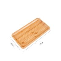 China Customizable Disposable Bamboo Tray Rectangular Natural Color for Serving Fruits Breads and Tea for sale