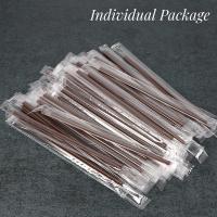 China Party and Wedding Essential Coffee Straw Plastic Drinking Stirring Tea Two /Three Holes for sale