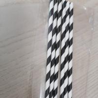 China Biodegradable Disposable Paper Straws 46x35x25cm Food Grade Eco Friendly Drinking Straws for sale