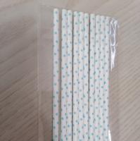 China Biodegradable Disposable Paper Straws 46x35x25cm Food Grade Eco Friendly Drinking Straws for sale