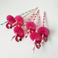 China Christmas Paper Straw 6mm x 197mm Straight Colorful Eco-Friendly Biodegradable Disposable Drinking Straws for sale